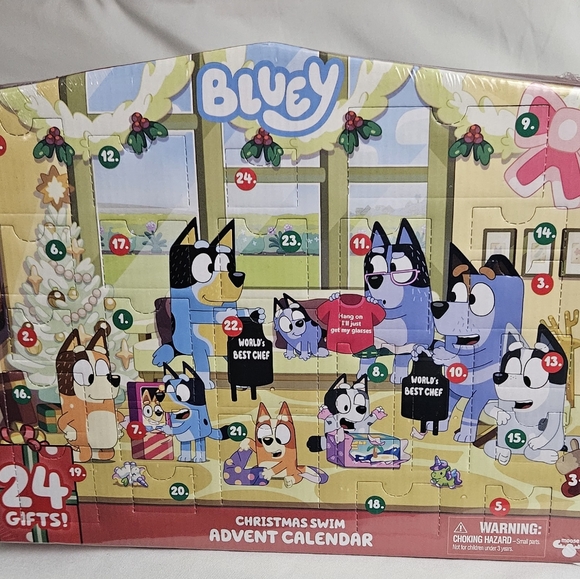 moose toys | Holiday | Moose Toys Bluey Christmas Swim Advent Calendar ...